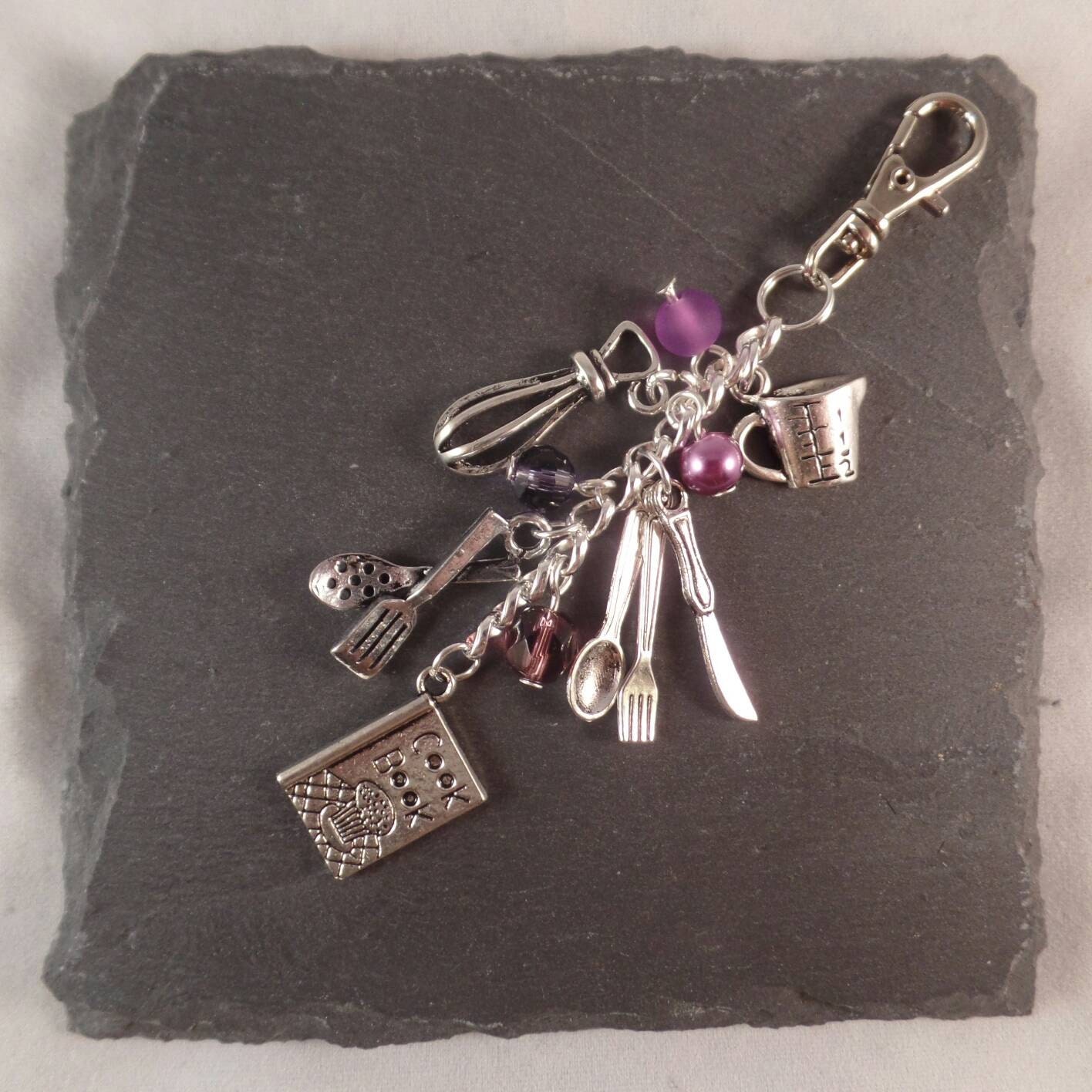 Cook Bag Charm Chef Gift Cook Keychain - Etsy UK