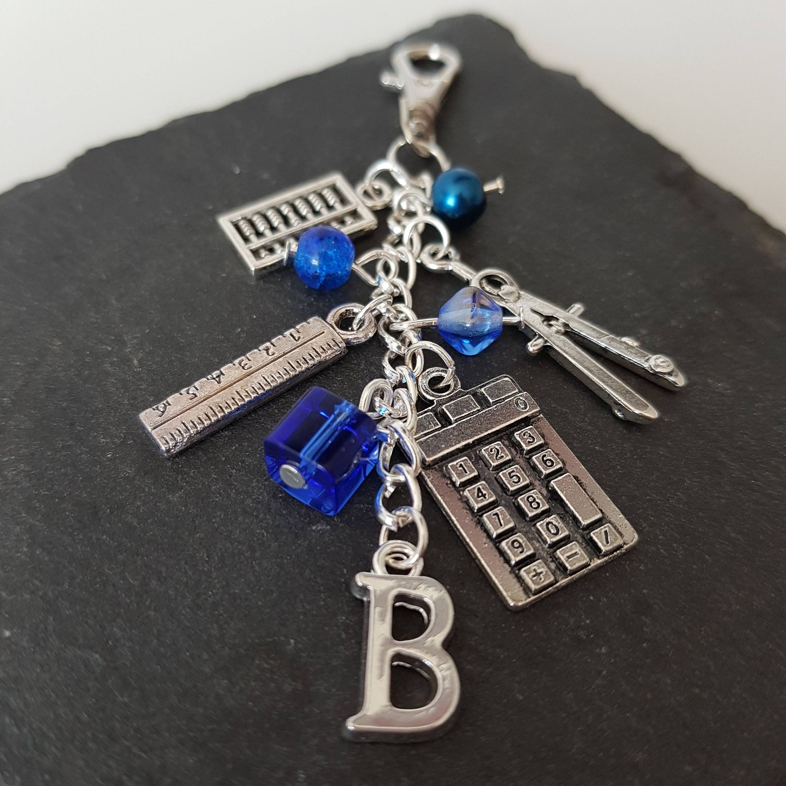 Maths Gift Mathematician Bag Charm Math Keychain - Etsy UK