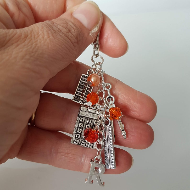 Maths Gift Mathematician Bag Charm Math Keychain - Etsy UK