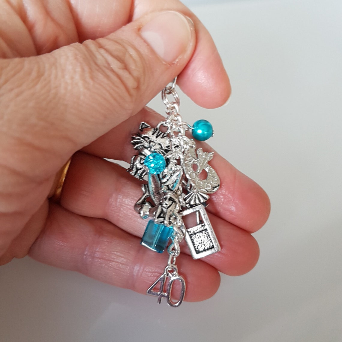 40th Birthday Bag Charm 40th Birthday Gift 40th - Etsy UK