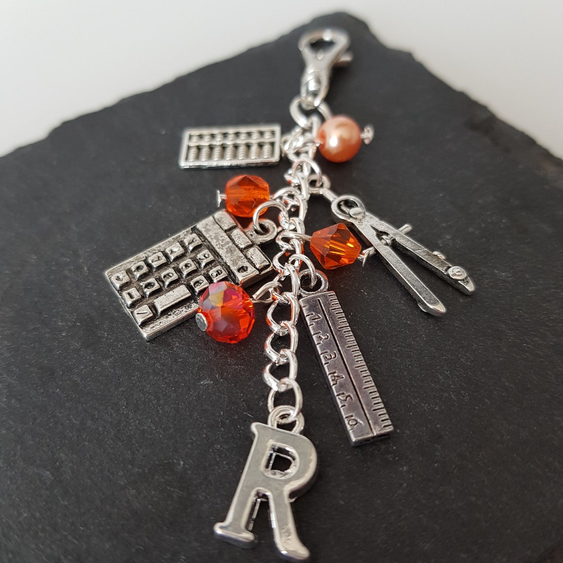 Maths Gift Mathematician Bag Charm Math Keychain - Etsy UK