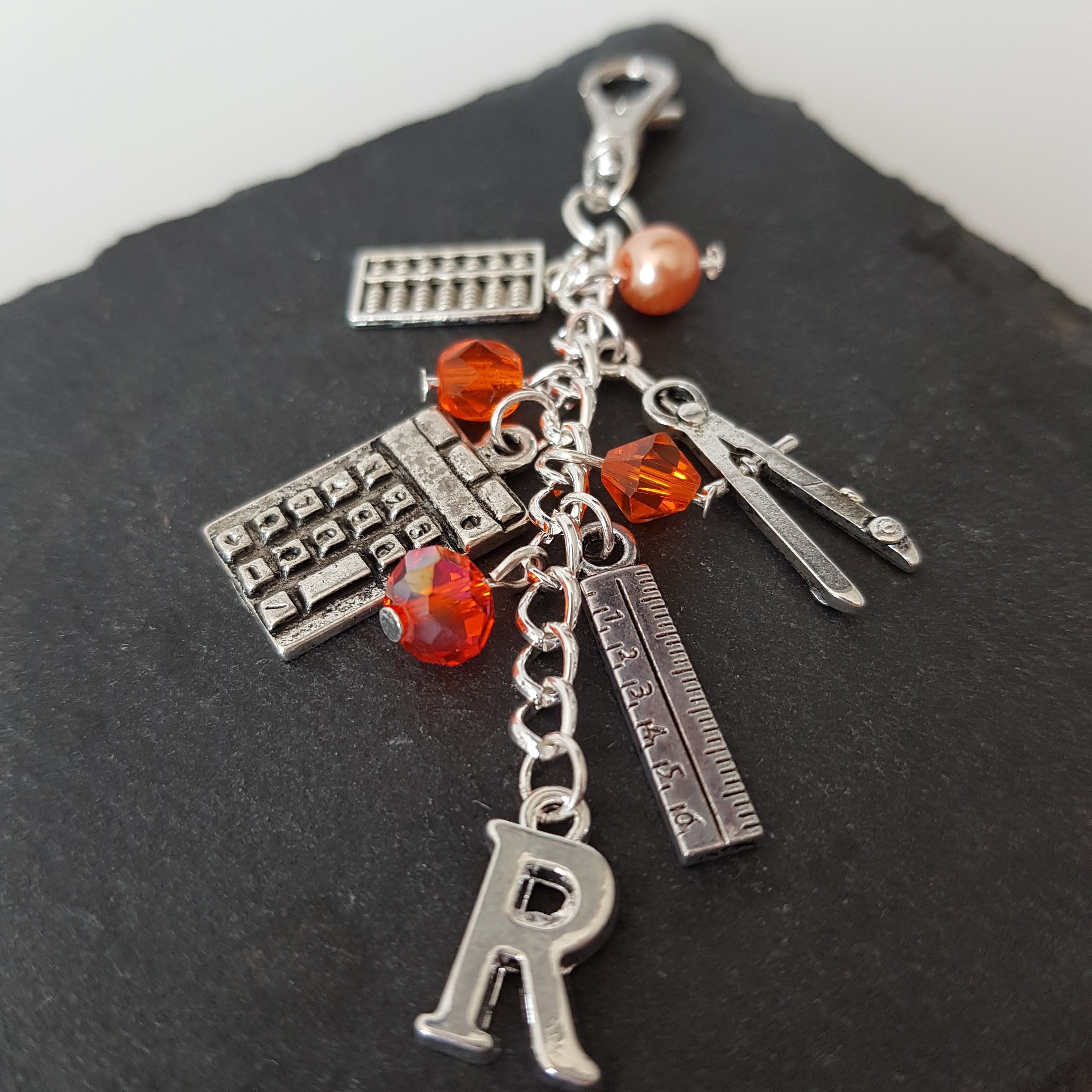 Maths Gift Mathematician Bag Charm Math Keychain - Etsy UK