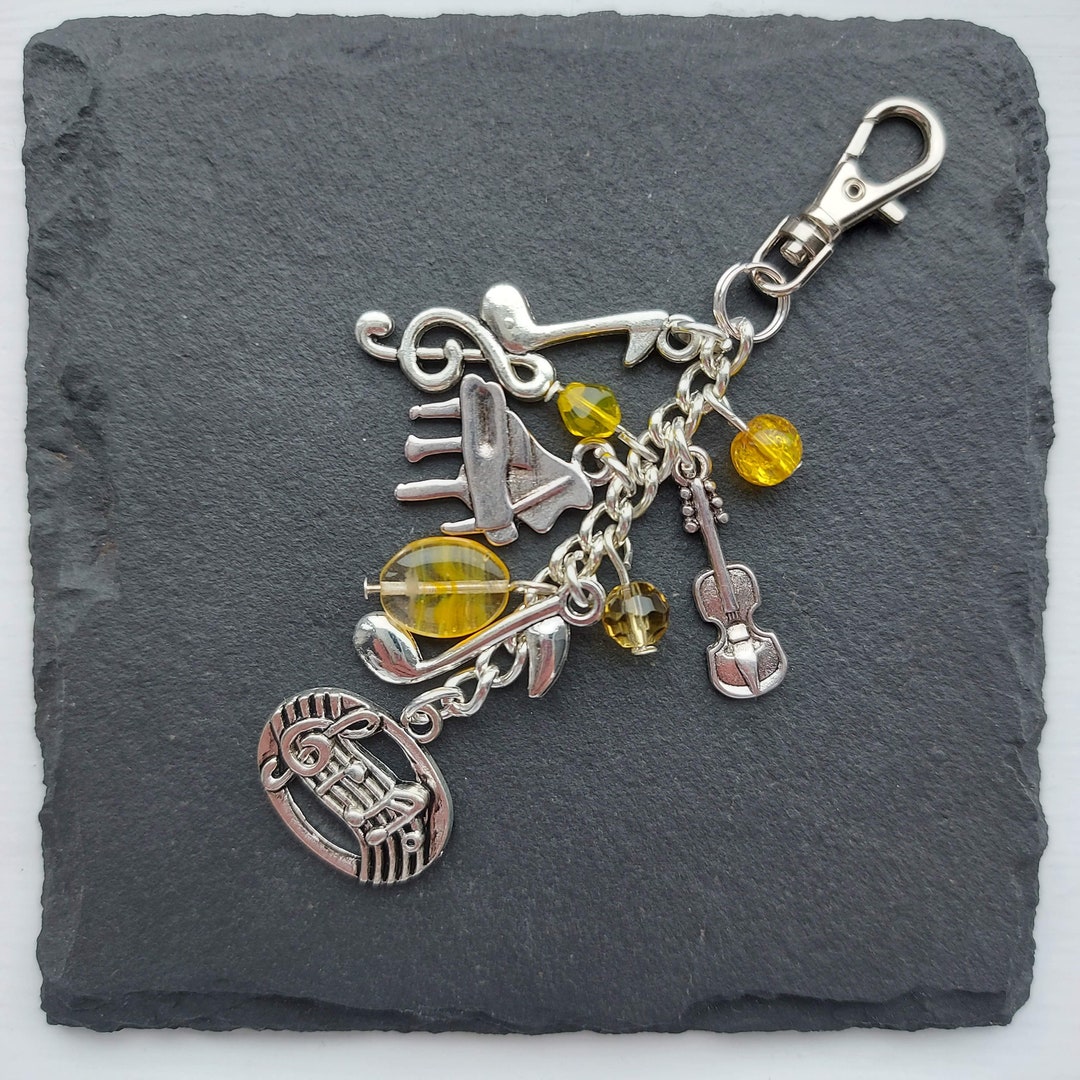 Violin Teacher Gift - Violin Keychain - Violin Bag Charm - Music ...