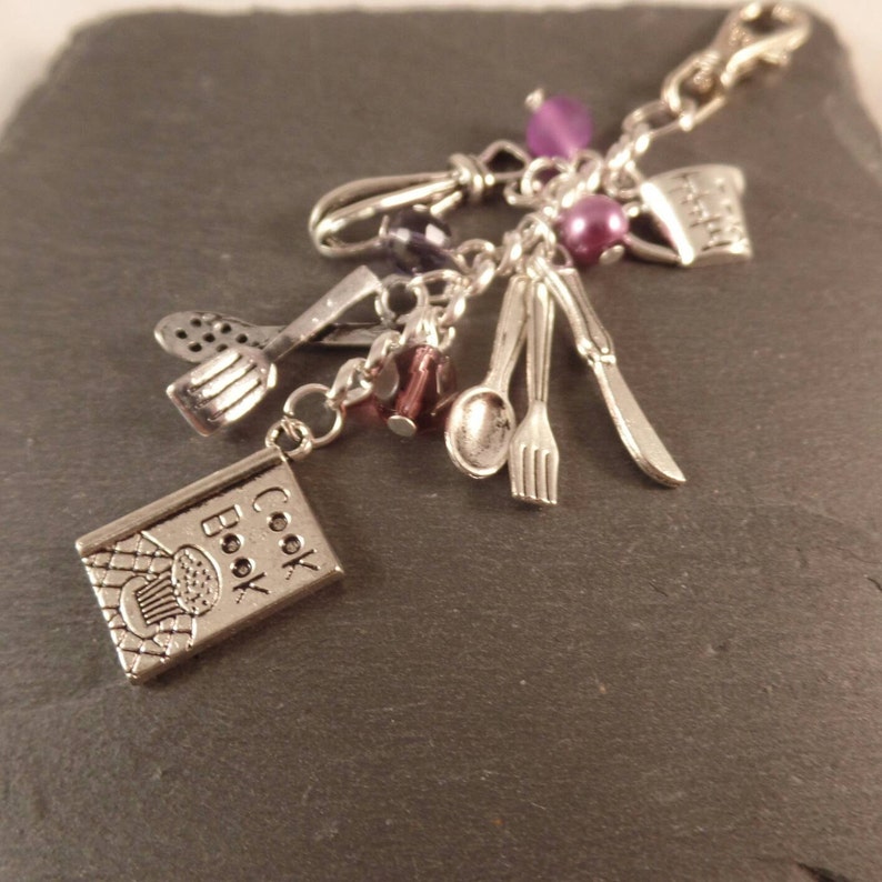 Cook Bag Charm Chef Gift Cook Keychain - Etsy UK