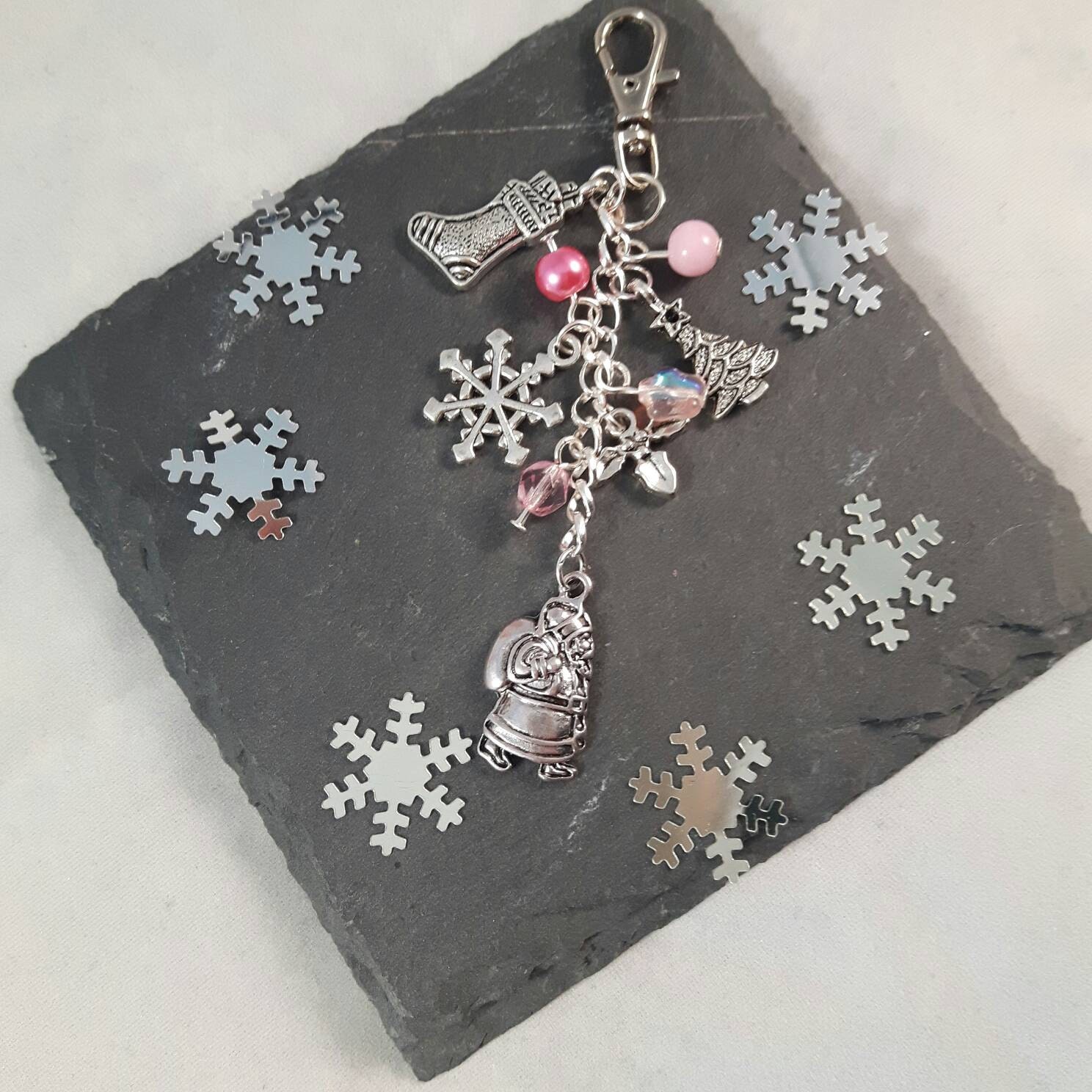 Christmas Bag Charm - Christmas Keychain - Advent Calendar Gift - Etsy UK