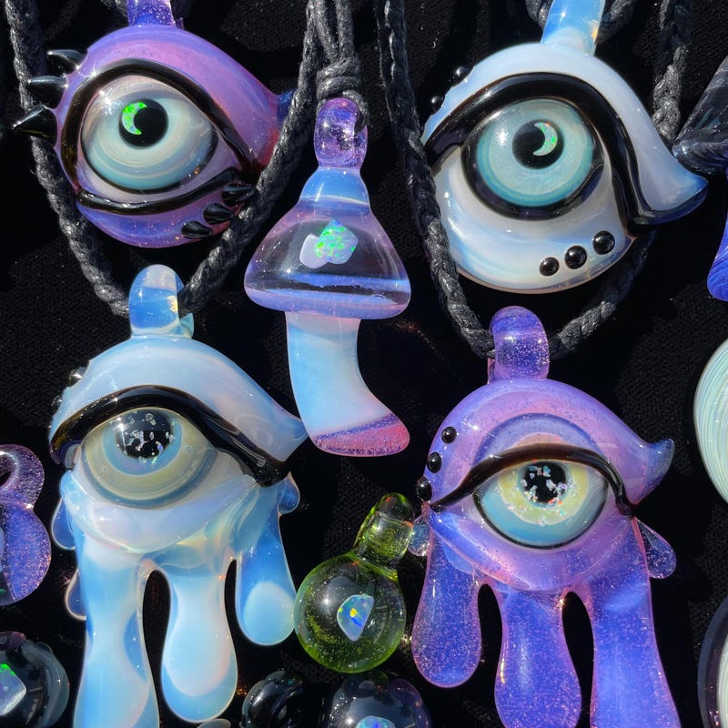 Custom Glass Pendant - Etsy