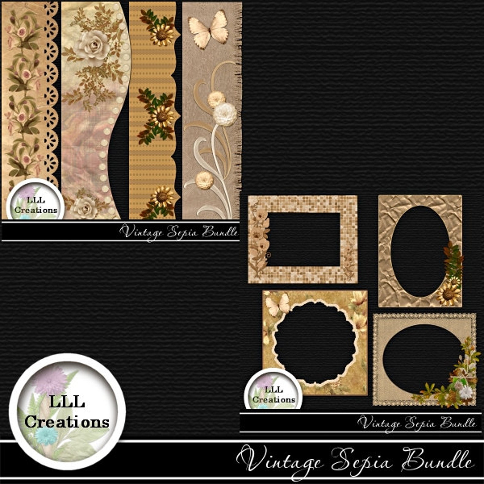 Downloadable Files Nothing Will Be Shipped LLL Scrap - Etsy