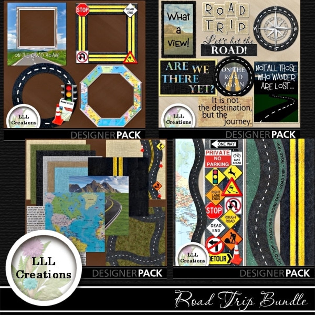 Downloadable Files Nothing Will Be Shipped LLL Scrap Creations Road ...
