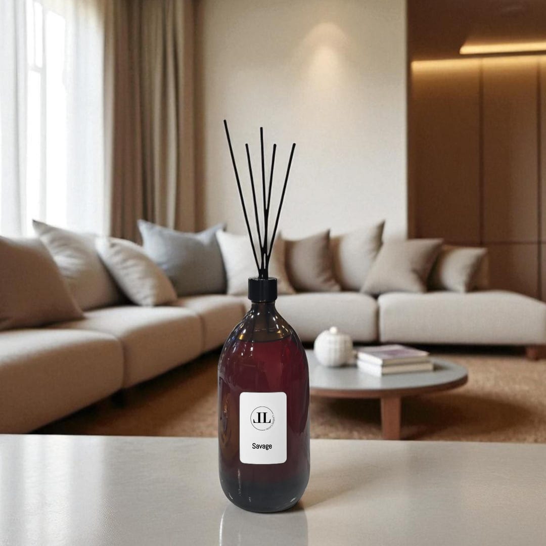 GIANT REED DIFFUSER Bottle With Sticks 1000ML 1L Strong Smelling Long ...