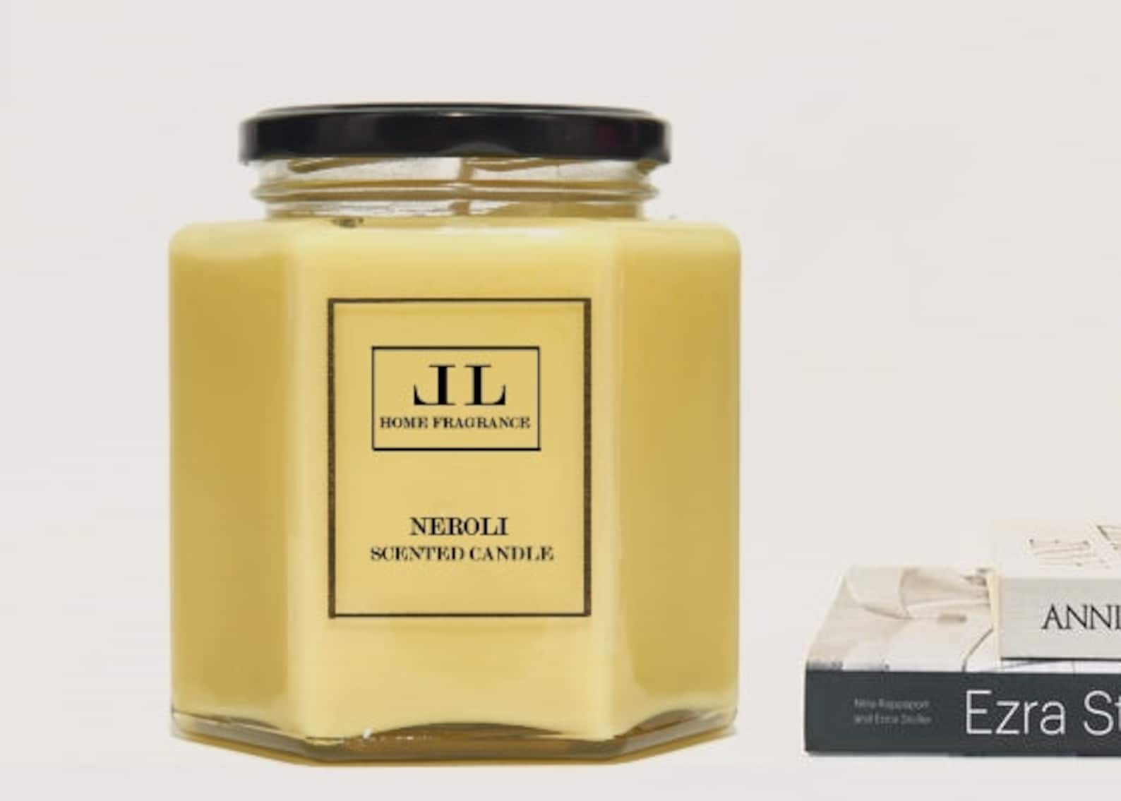 Neroli Citrus Floral Scented Candles Yellow Soy Wax Vegan - Etsy UK