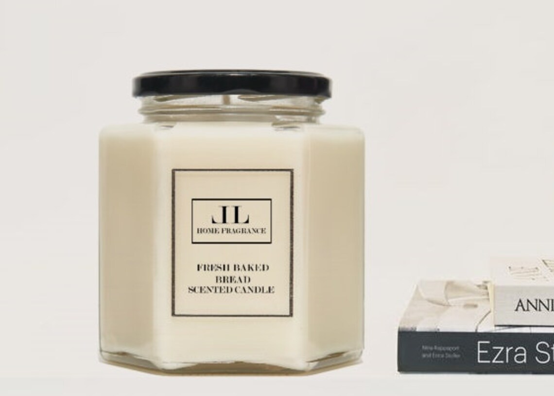 Fresh Baked Bread Scented Candle Bakery Type Soy Wax Vegan | Etsy