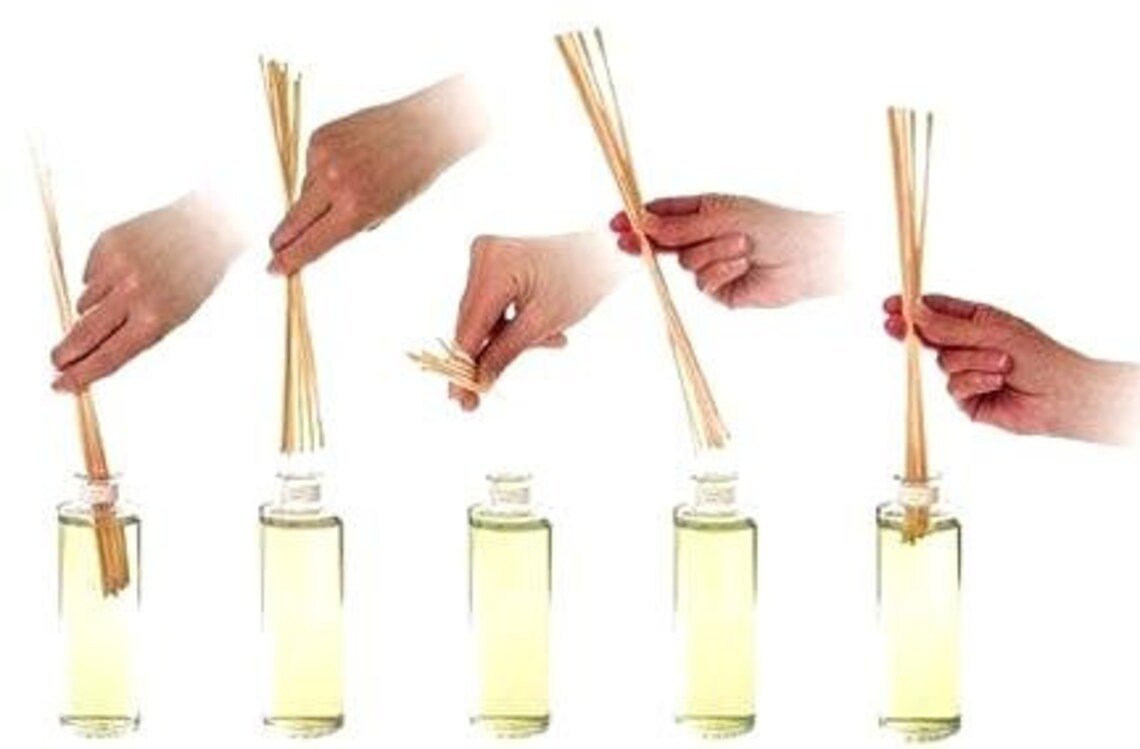 Extra Large Reed Diffuser Bottle With Sticks - Rose Scent- 200ml ...