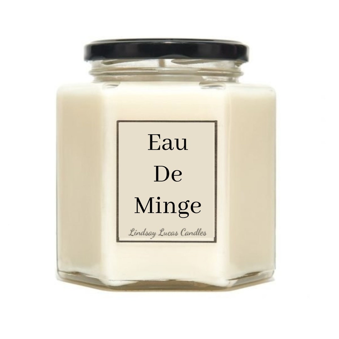 Eau De Minge Funny Scented Candle Gift, Joke Gift, Eco Friendly ...