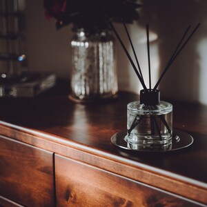 Vanilla REED DIFFUSER Bottle With Sticks, Relaxing Home Fragrance/decor ...