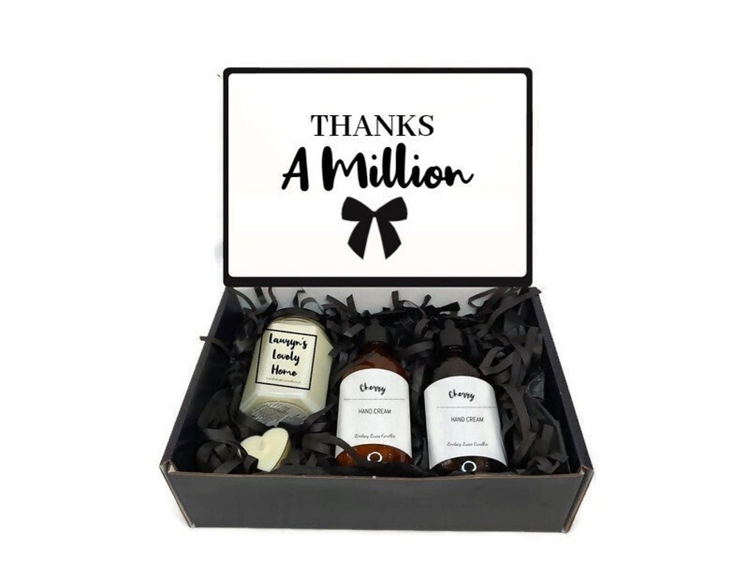 Personalised Thank You Gift Box Hamper - Etsy