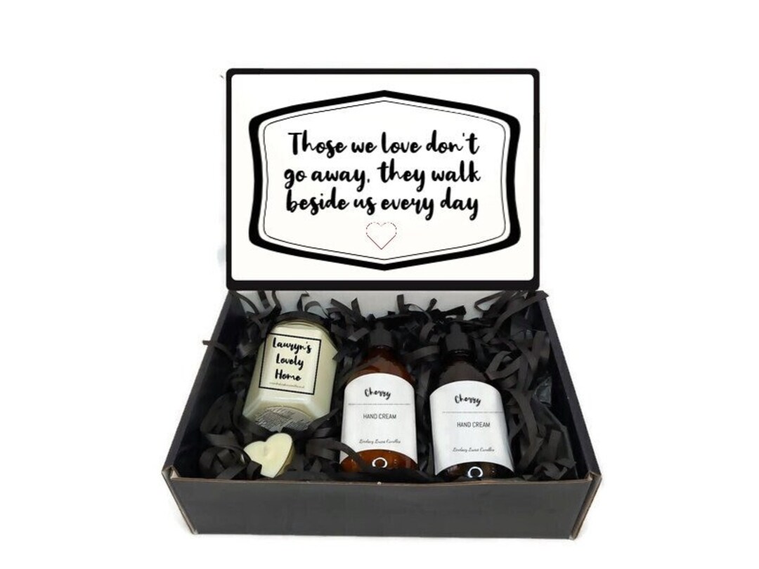 Personalised Bereavement Gift Box Hamper - Candles - Etsy