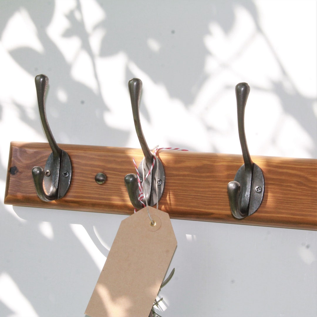 Coat Hooks Wooden Coat Rack Traditional Hooks Retro Victorian Coat Hat ...