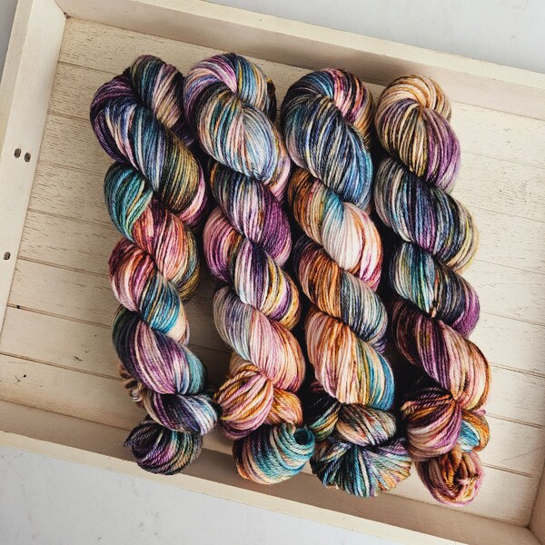 Hand Dyed Dk Yarn - Etsy