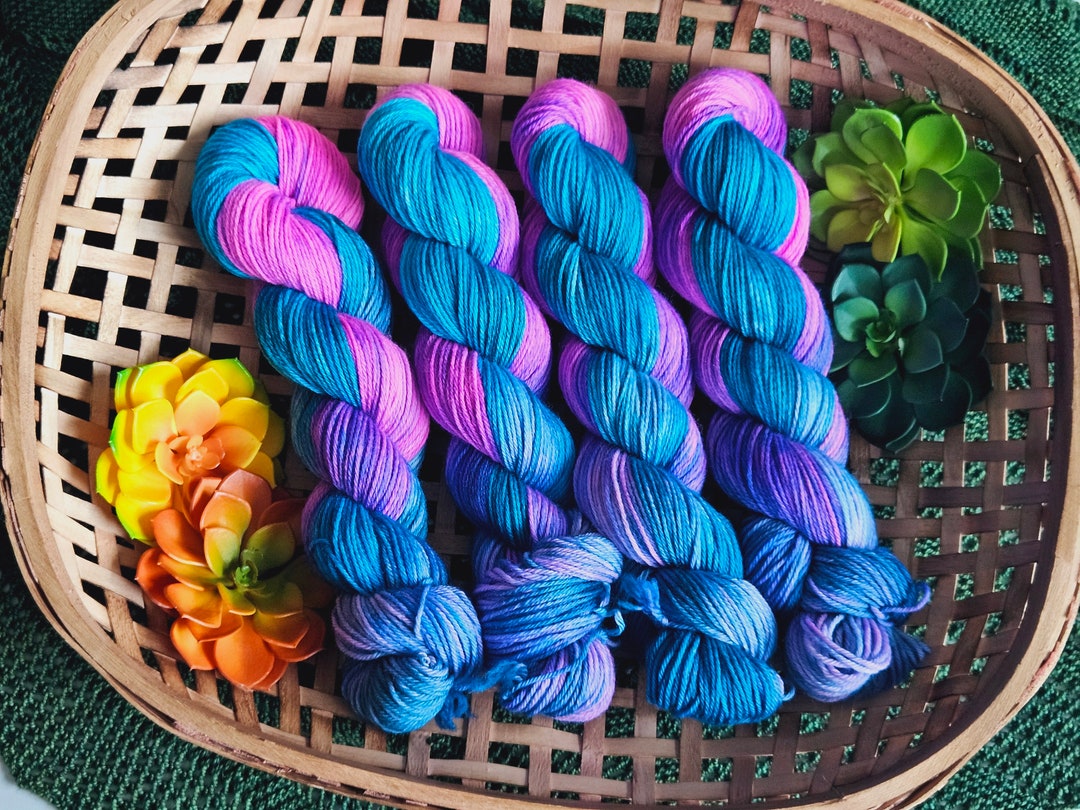 Aurora B - DK 100% Superwash Yarn | Variegated Hand Dyed Yarn | DK ...