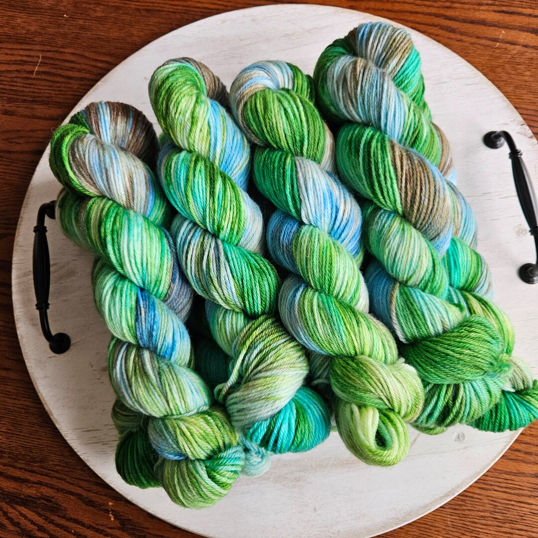 Tropical Paradise - DK 100% Superwash Yarn | Variegated Hand Dyed Yarn ...