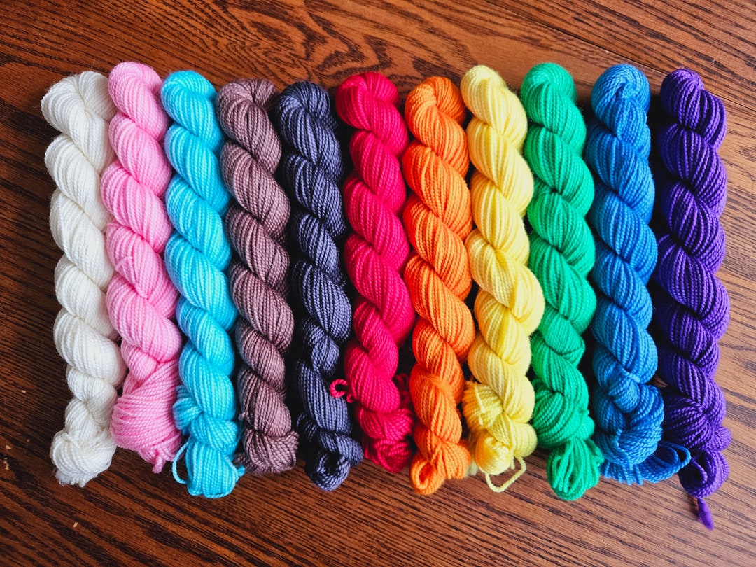 Inclusive Pride Rainbow Mini Set of 11 LGBTQIA Pride 2ply High Twist ...