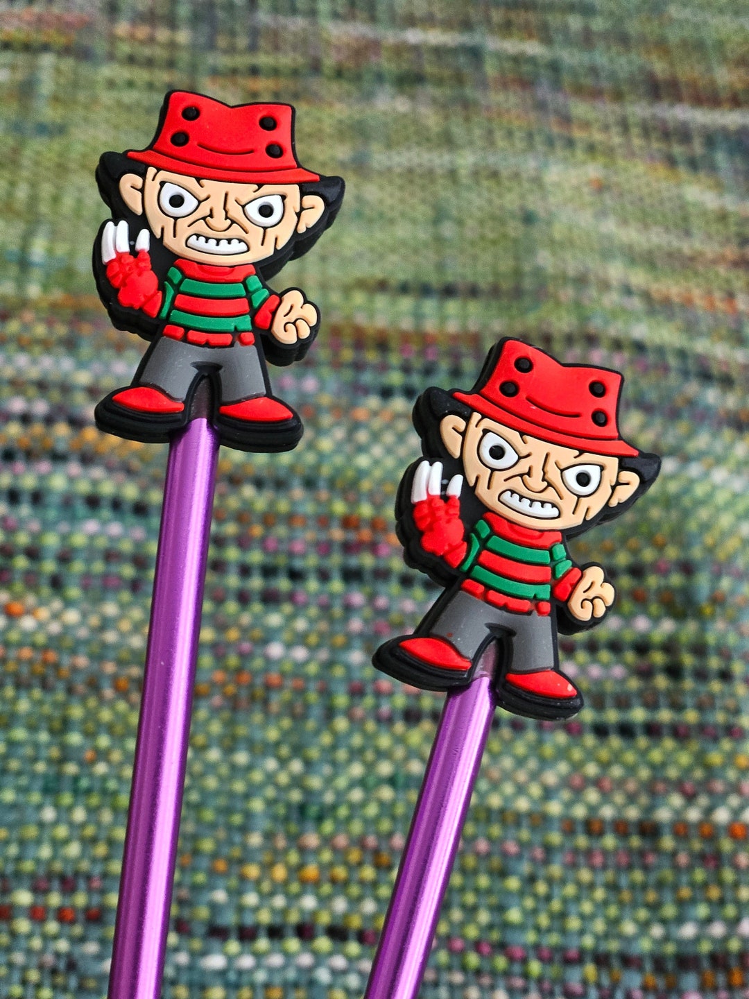 Freddy Krueger (horror) Needle Stopper Protector - Set of 2 Needle ...