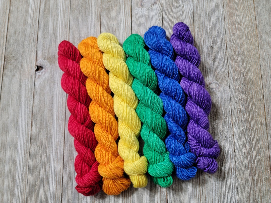 Pride Rainbow Mini Set of 6 - LGBTQ+ Pride - Gay Pride Rainbow Flag ...
