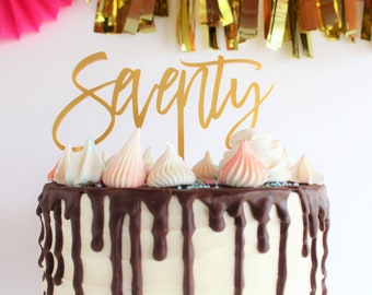 Hello 70 Years, 70th Birthday Cake Topper, Happy 70th Cake Decoration ...