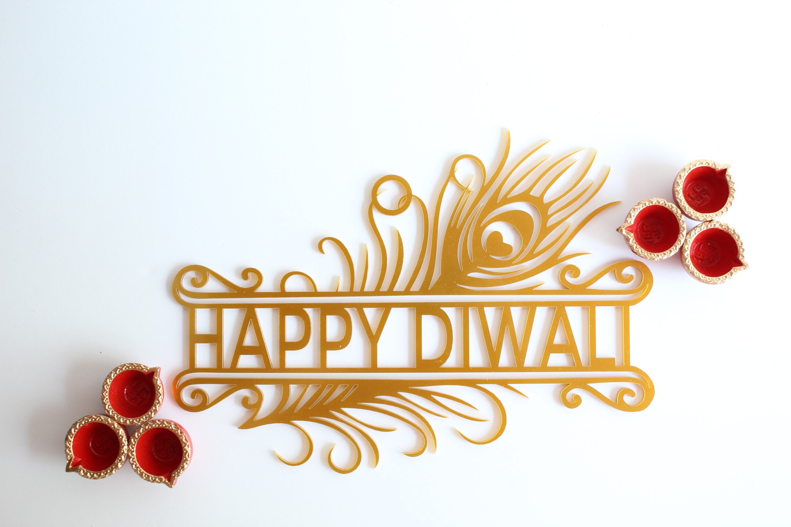 Happy Diwali sign Diwali sign acrylic wall hanging | Etsy