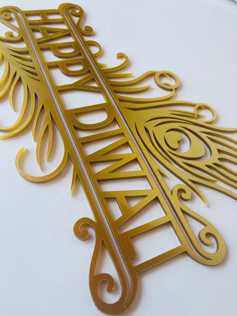 Happy Diwali sign Diwali sign acrylic wall hanging | Etsy