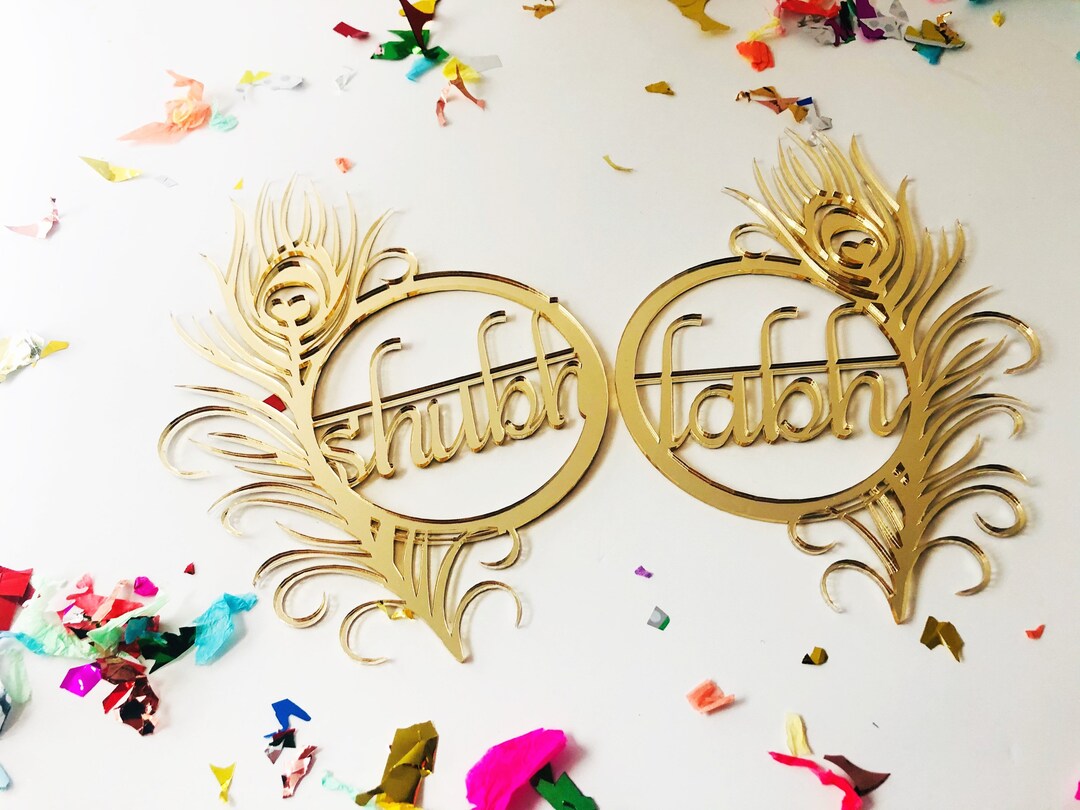 Shubh Labh Pair Wall Hangings Om Sign Diwali Sign Diwali - Etsy Canada