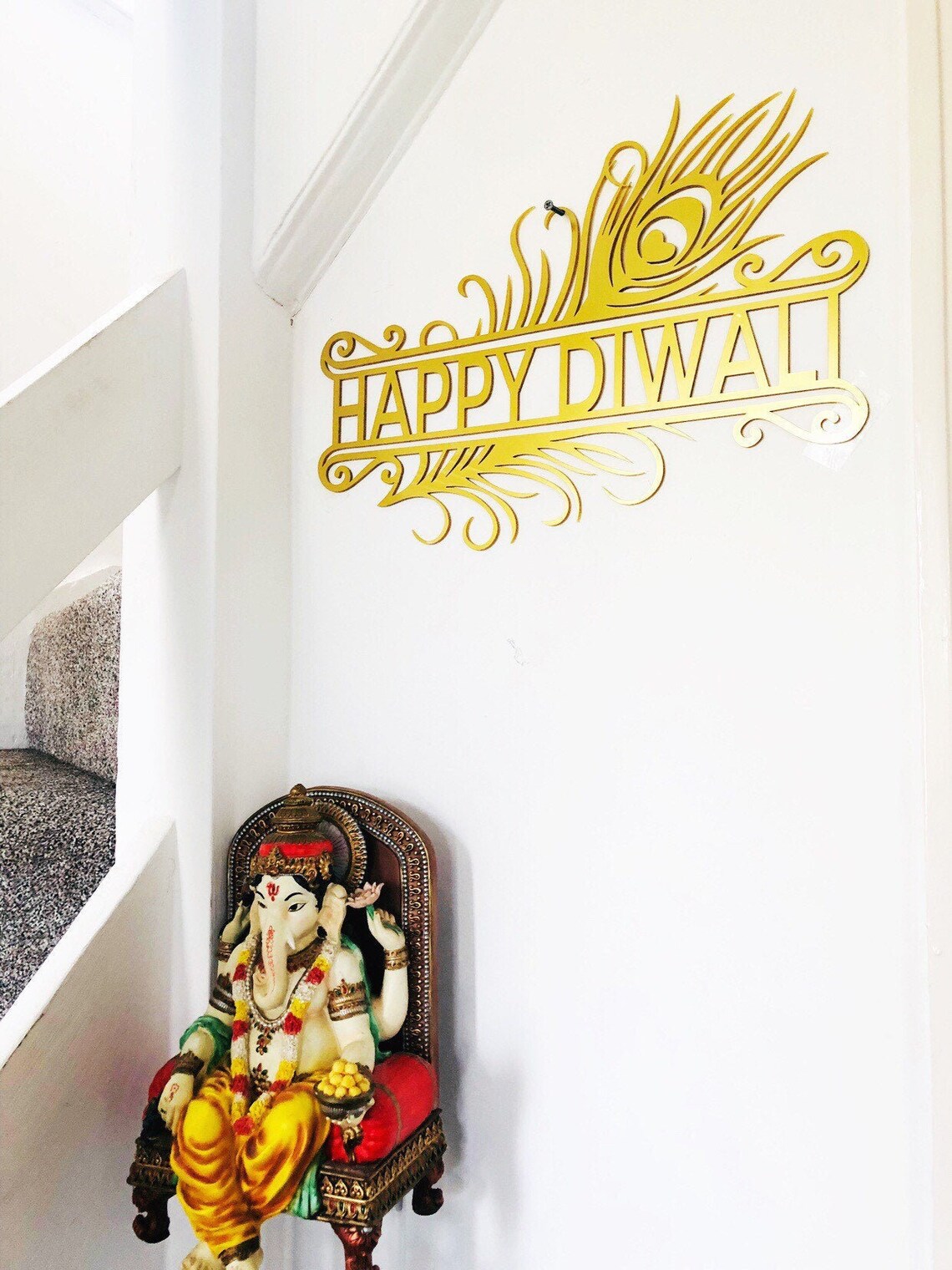 Happy Diwali Sign Diwali Sign Acrylic Wall Hanging - Etsy UK