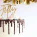 Fifty Acrylic Cake Topper, 50 Number Cake Topper, Milestone Birthday ...