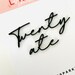 Twenty Ate Acrylic Cake Topper: Birthday Cake Charm - Etsy