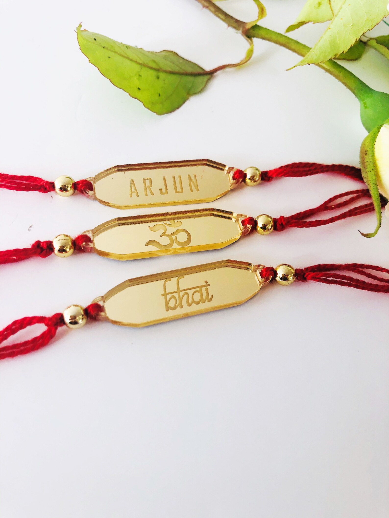 Personalised Rakhi Gold Rakhi Name Rakhi Rakhri Raksha - Etsy UK