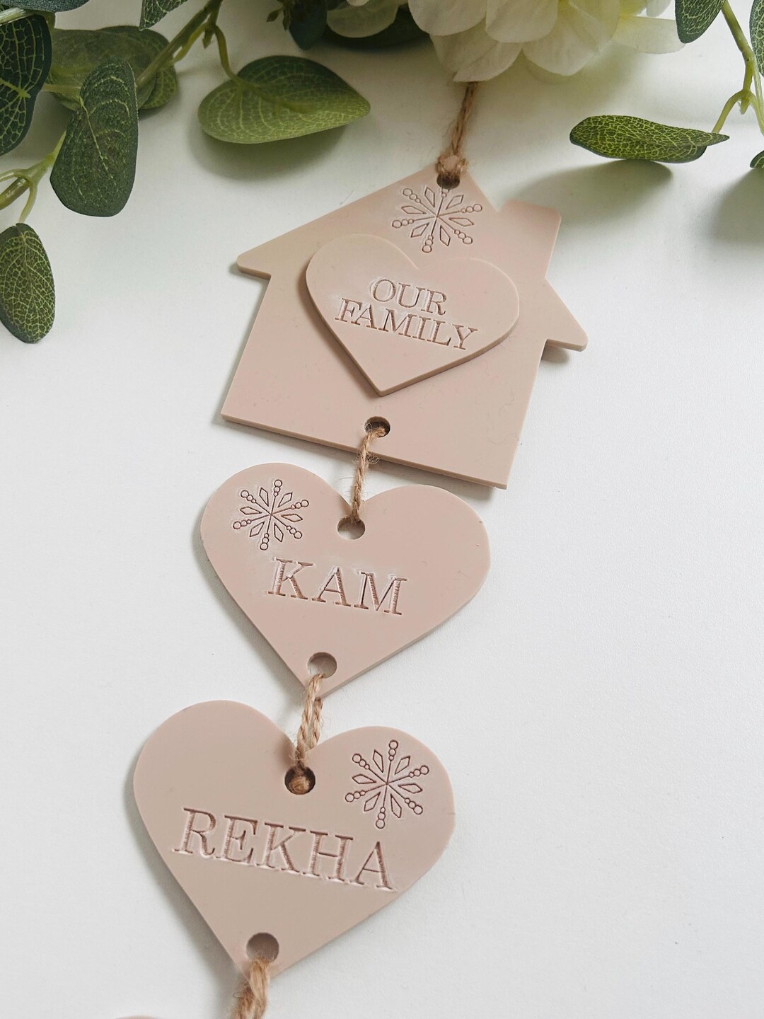 Personalised Our Family Wall Hanging | Our Family | Christmas Family ...