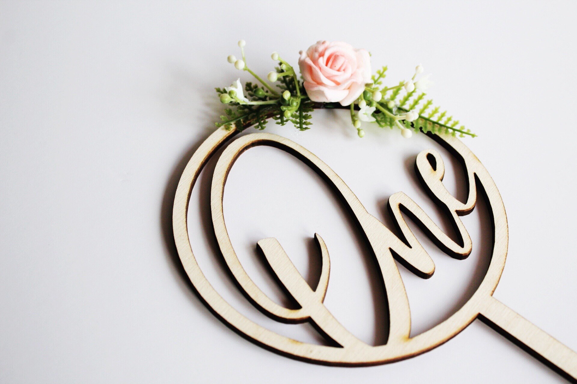 One Wood Cake Topper 1 Number Cake Topper Milestone Birthday - Etsy UK