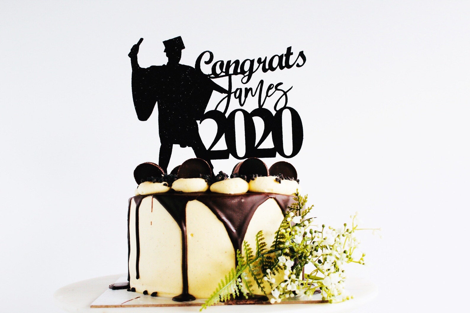 Graduation Cake Topper Class of 2020 Personslised Cake Topper | Etsy UK
