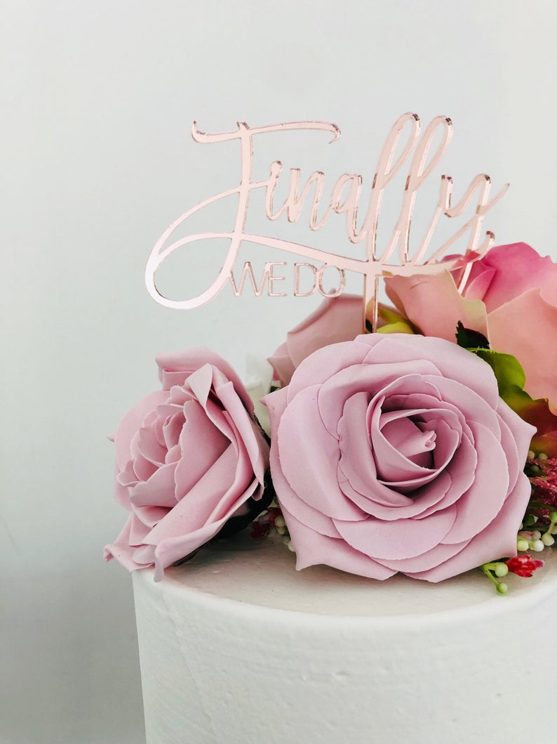 Finally we do wedding cake topper finally cake topper | Etsy