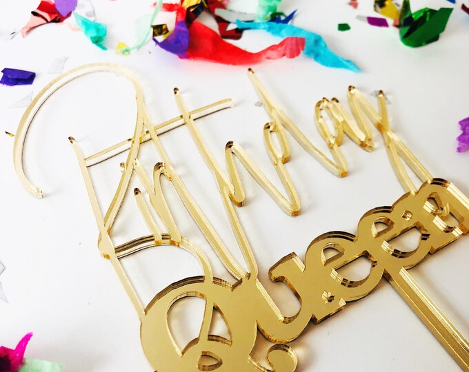 Custom Acrylic Cake Topper Personalise Your Own Topper - Etsy
