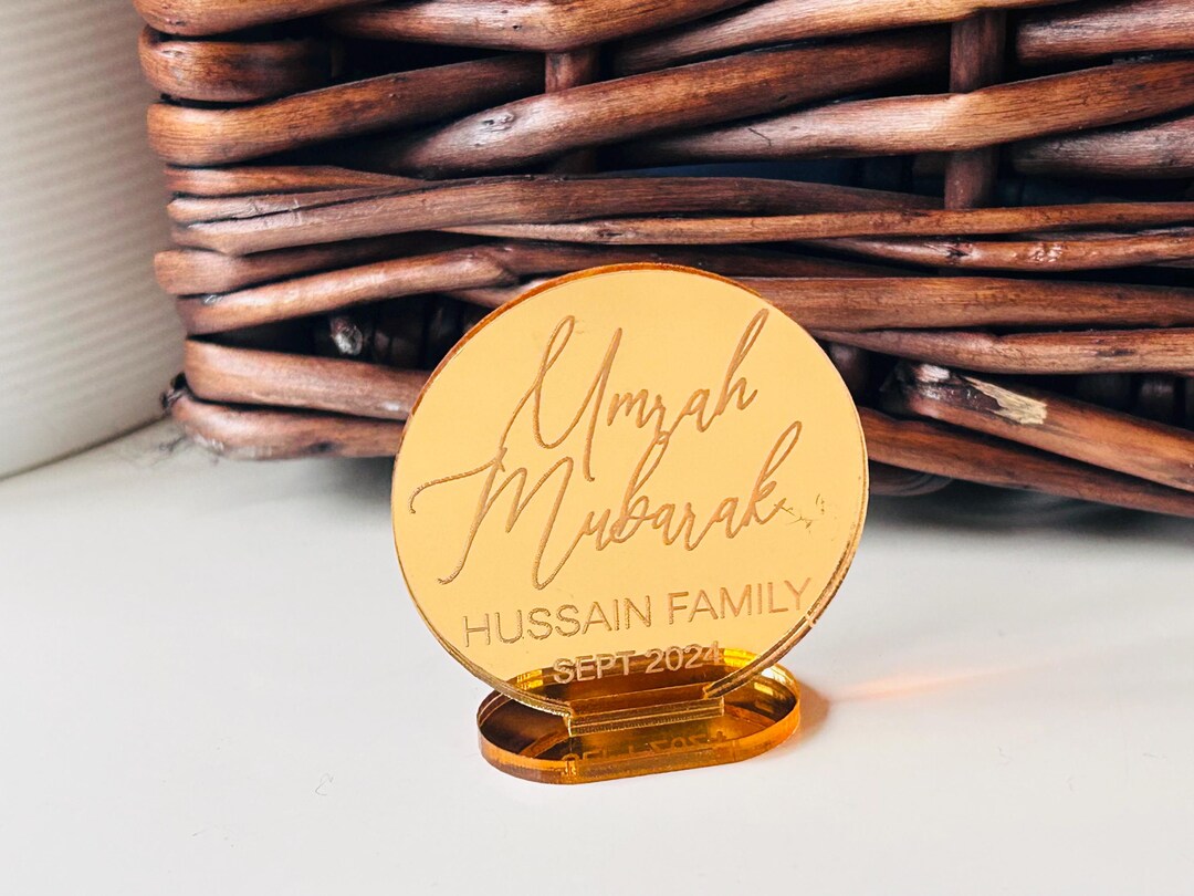 Umrah Mubarak Gift | Umrah Mubarak Sign | Umrah Keep Sake | Small Gift ...