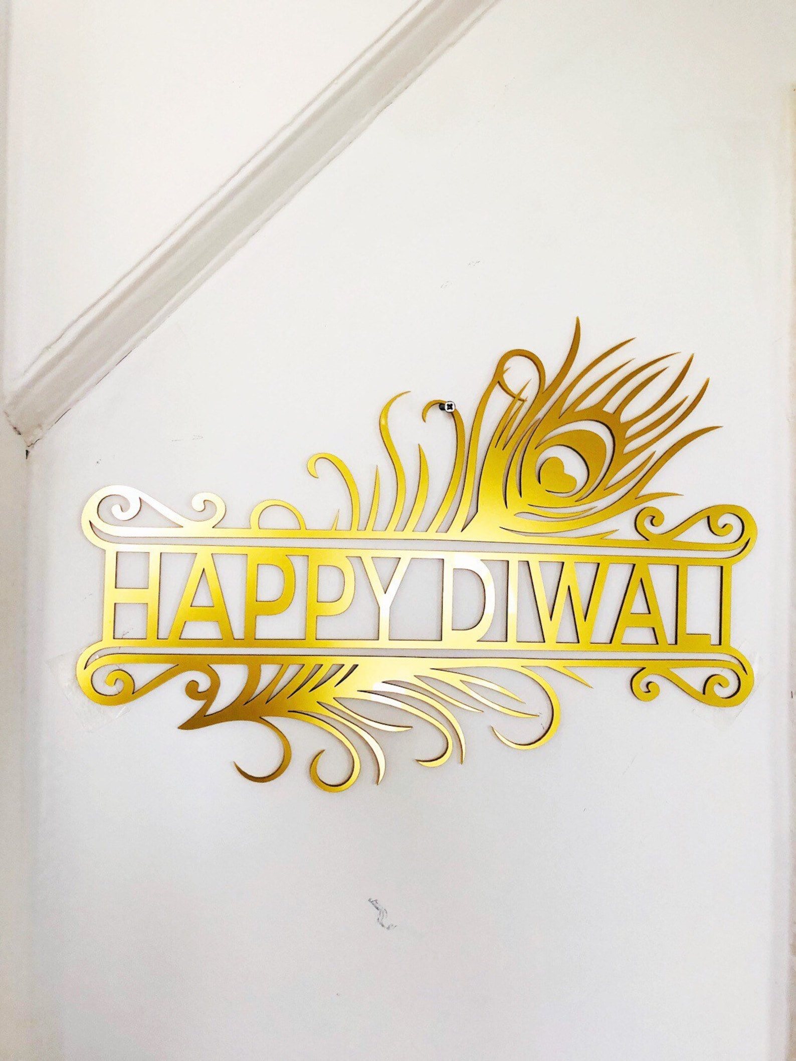 Happy Diwali sign Diwali sign acrylic wall hanging | Etsy