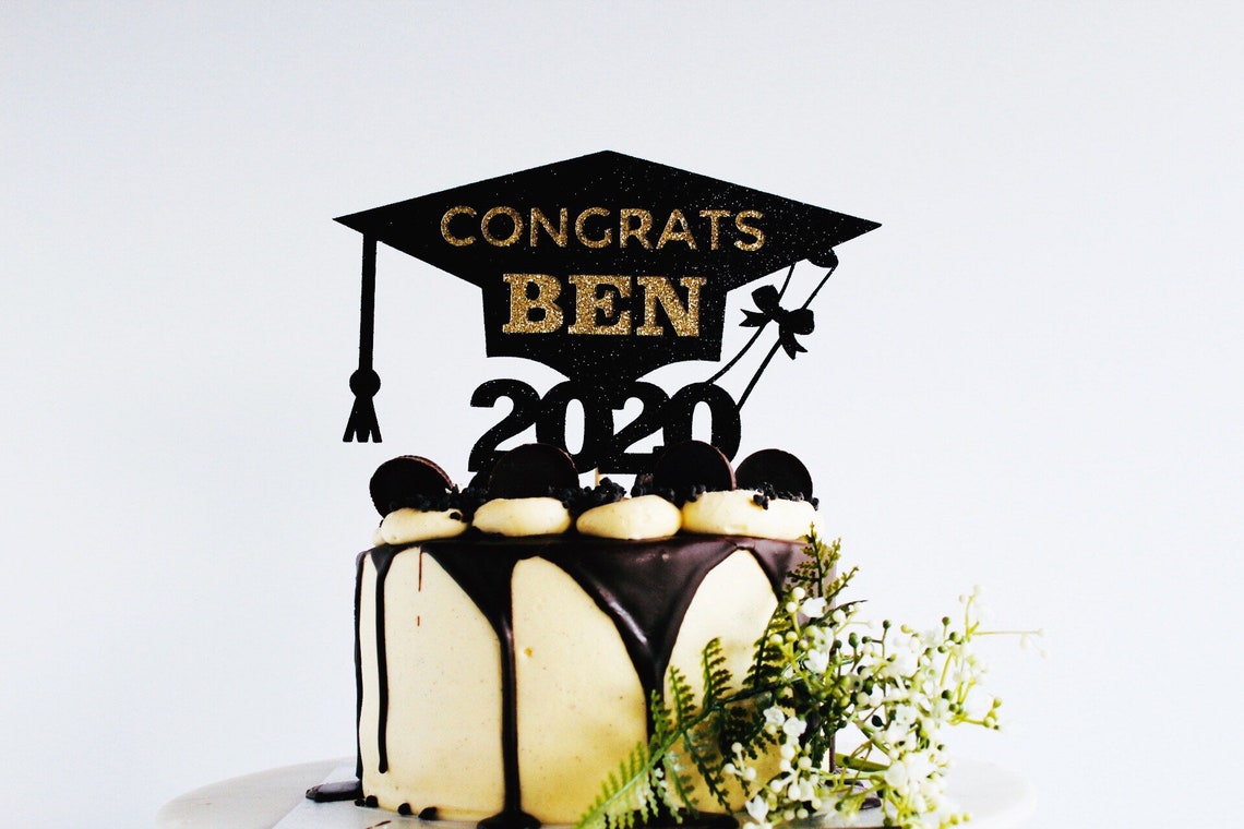Personalised Graduation Hat Topper Class of 2020 Personslised - Etsy UK