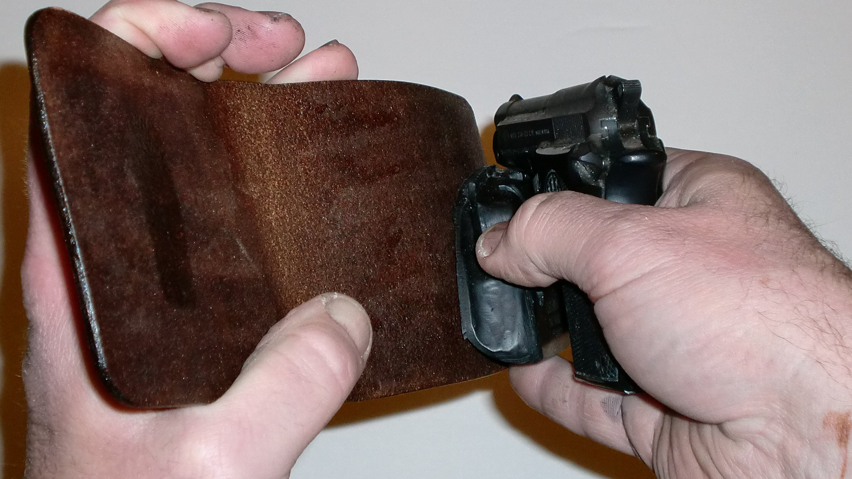Pocket Holster Wallet Style For Full Concealment Beretta | Etsy