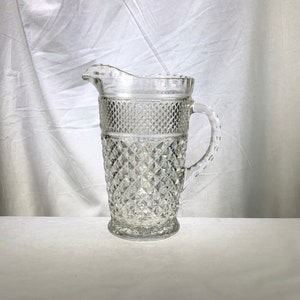 Large Glass Wexford Beverage Pitcher by Anchor Hocking - Etsy