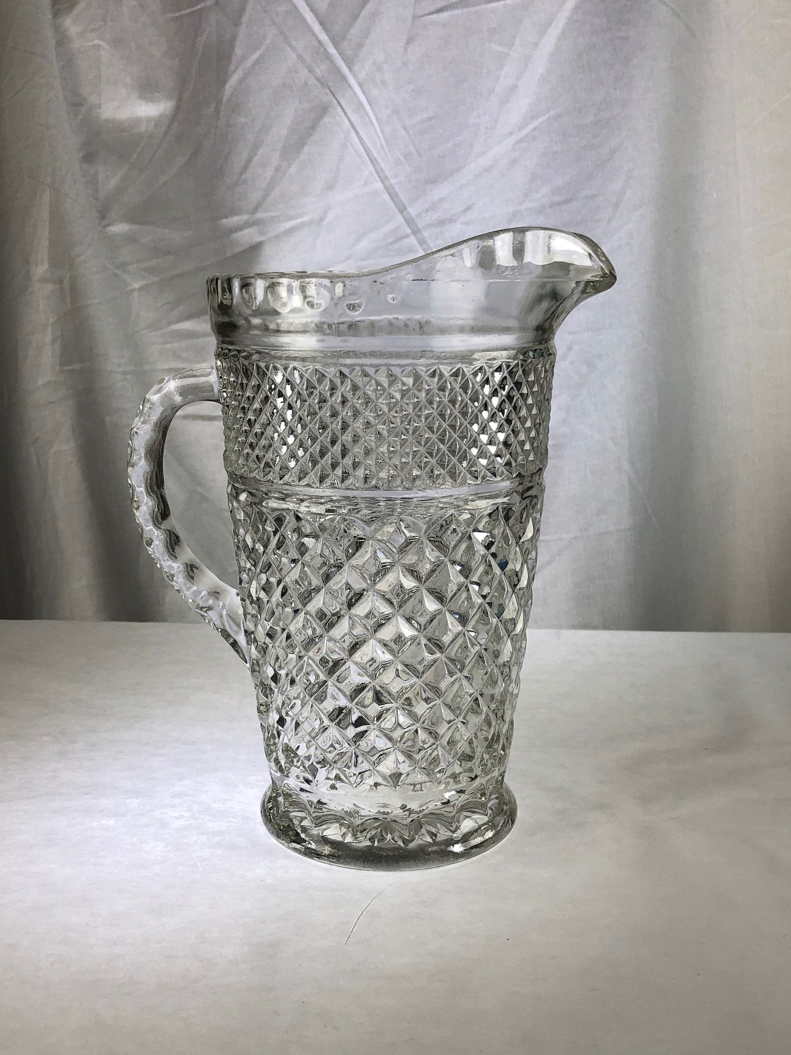Large Glass Wexford Beverage Pitcher by Anchor Hocking - Etsy