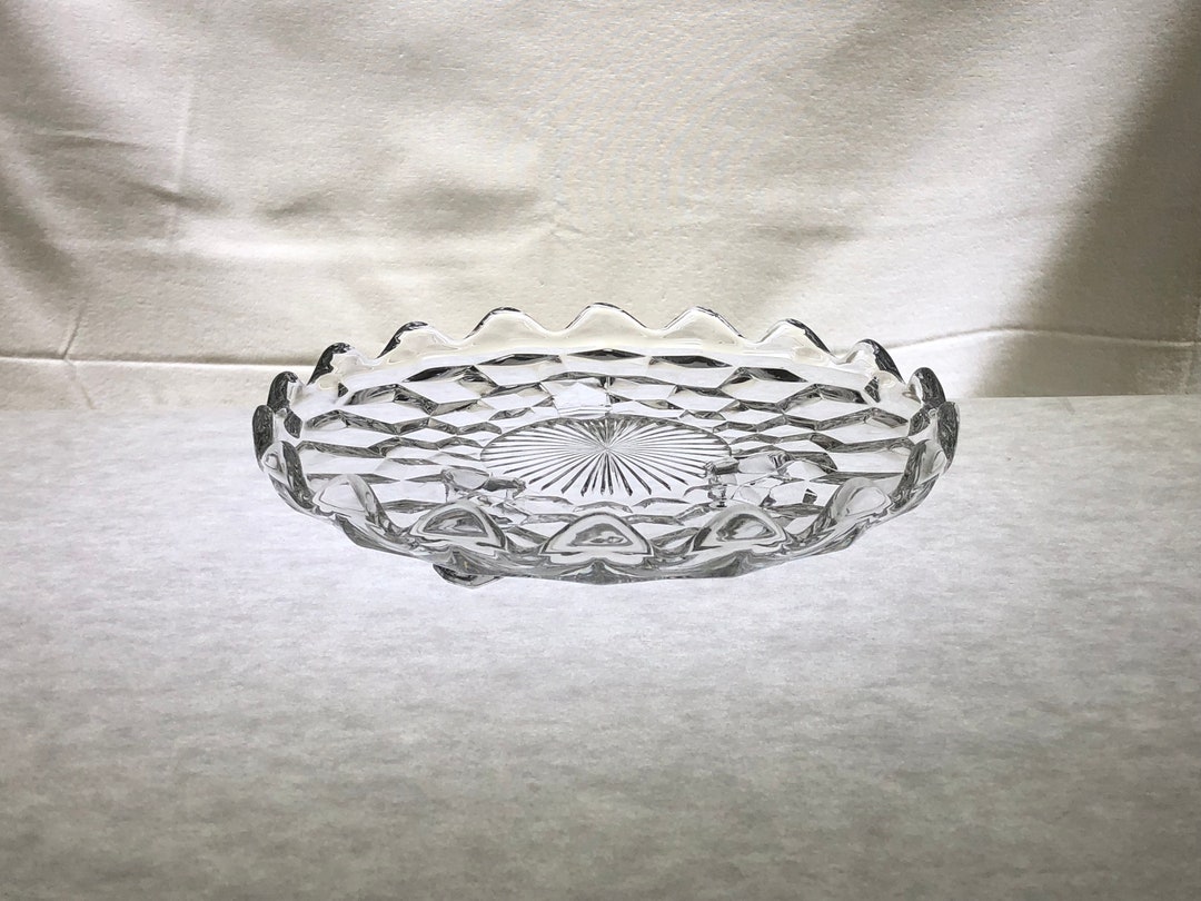 Fostoria American Clear Three-toed Bon Bon Plate - Etsy