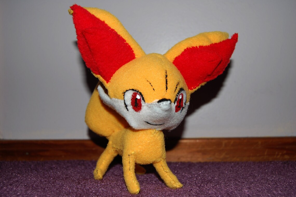 Fennekin Plushie - Etsy