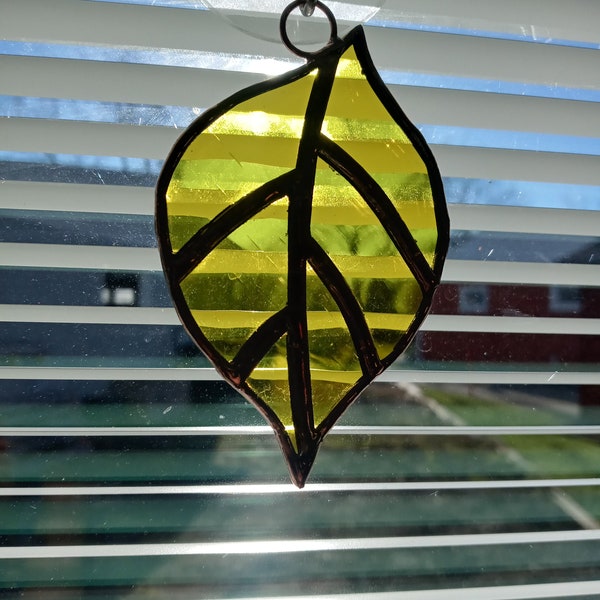 Stained Glass Aspen Leaves - Etsy
