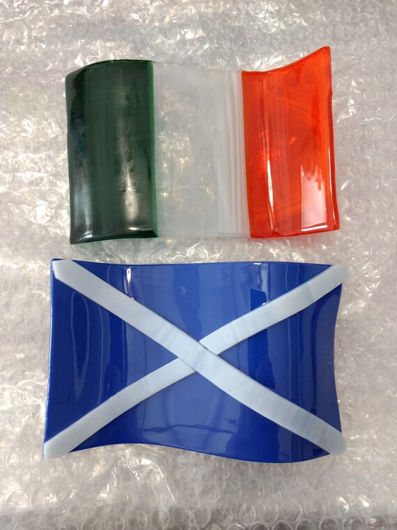 Fused Stained Glass Flags - Etsy